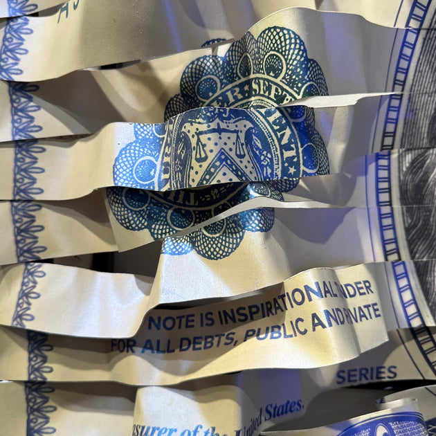 Shredded C-note (Blue) – Artist Replete